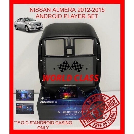 NISSAN ALMERA 2012-2015 SOUNDSTREAM 9" ANDROID IPS PLAYER FULL HD ...