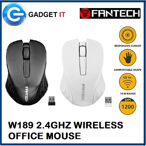 FANTECH W189 2.4GHZ WIRELESS OFFICE MOUSE (MSE-MO24) | Shopee Malaysia