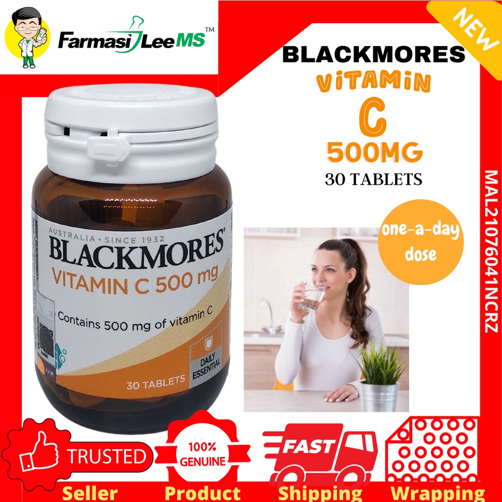 Blackmores Vitamin C 500mg 30's (Exp 11/2025) | Shopee Malaysia