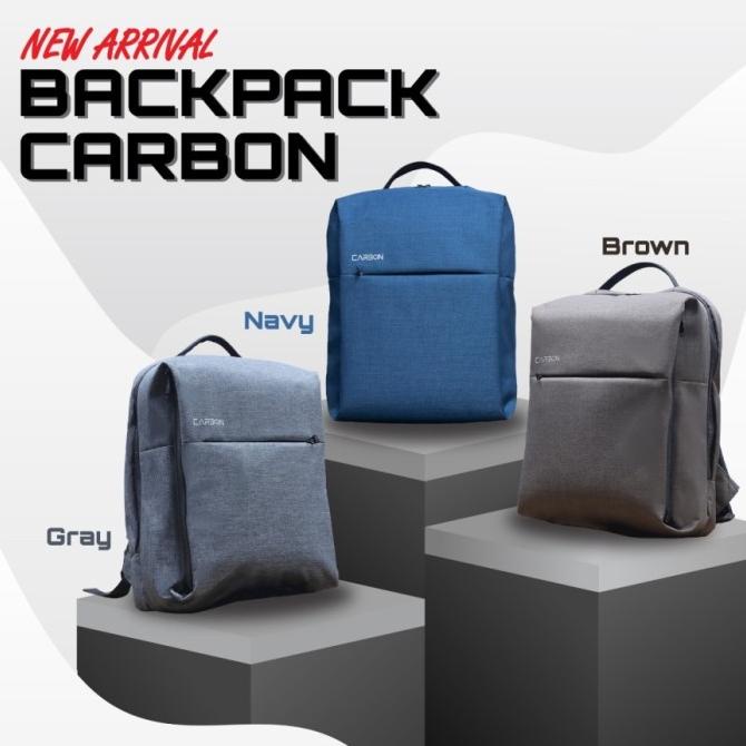 Carbon LAPTOP BACKPACK BAG | Shopee Malaysia