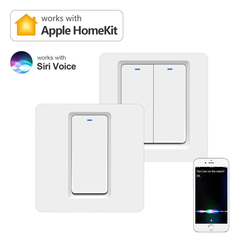 Apple Home kit WIFI light Switch Siri Voice Control Smart Switch ...