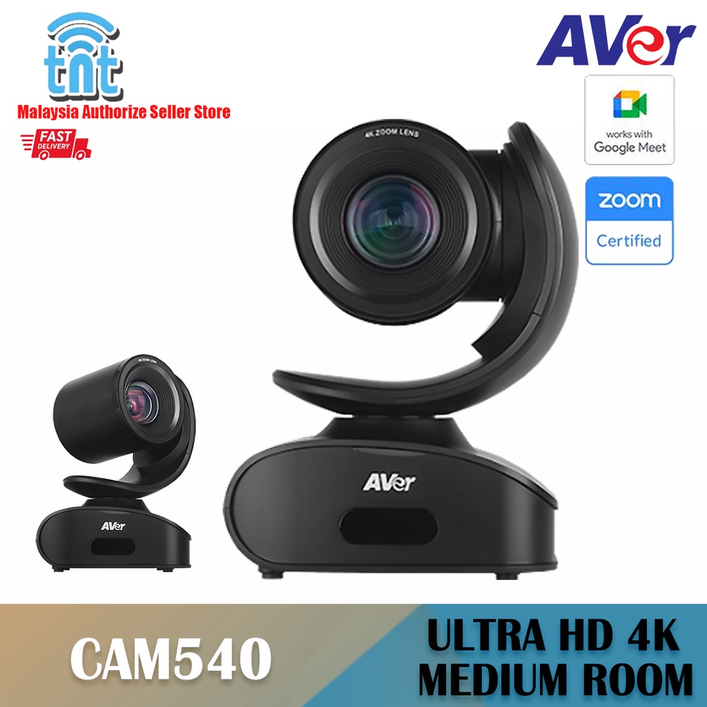 AVer CAM540 4K Ultra HD PTZ USB Conferencing Camera (AVI-61U3000000AC ...