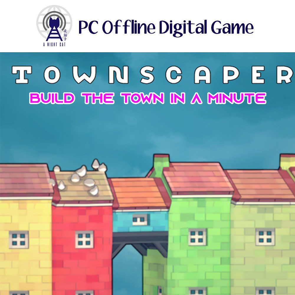 🔥Townscaper Offline Pc game [See the video😎]Build the town in the ...