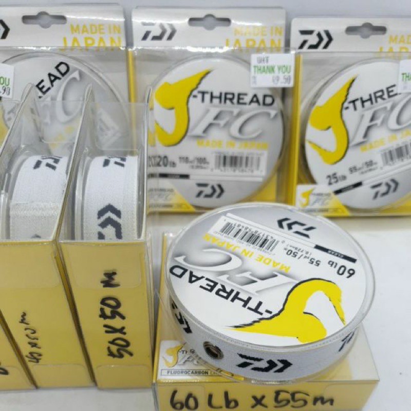 DAIWA J- THREAD 100% fluoro Carbon BE A STRONG LEADER | Shopee Malaysia