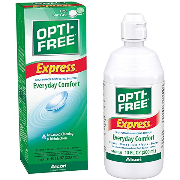 ALCON OPTI-FREE Express Multi-Purpose Disinfecting Solution 355ml ( 1 ...