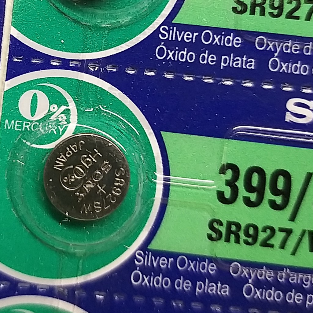 SONY SR927SW 399 SR927W LR927 AG7 1.55V Watch Battery SR927SW 395 ...