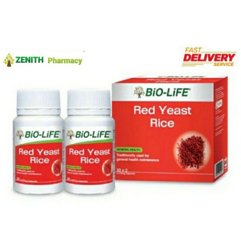 BioLife Exp:06/2027 Red Yeast Rice 30's × 2 | Shopee Malaysia