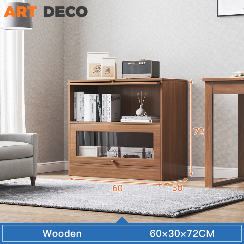 Book Cabinet Rak Buku Storage Cabinet Almari Serbaguna Kitchen Cabinet ...