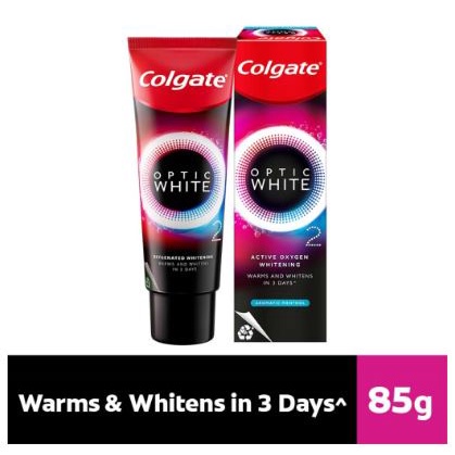 **NEW ** COLGATE Optic White O2 Aromatic Menthol Toothpaste 85g 美白牙膏 ...
