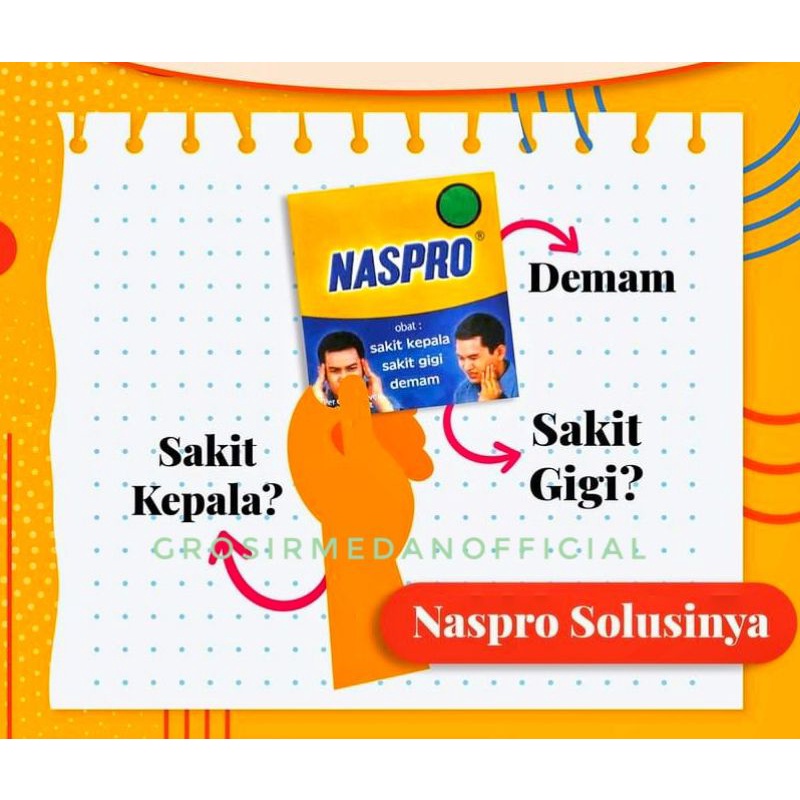 NASPRO - MEDICINE FOR HEADACHES AND TOOTHACHE | Shopee Malaysia
