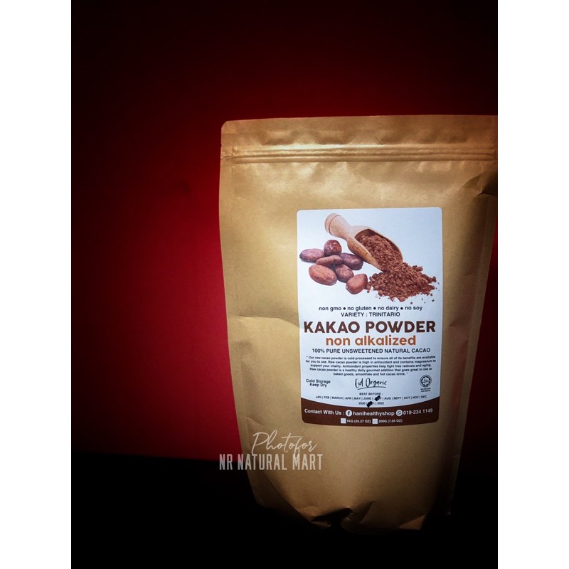 KAKAO POWDER (non Alkalized CACAO POWDER) | Shopee Malaysia