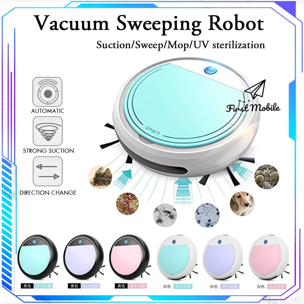 Penyedut habuk Smart Sweeper K1 4-in-1 Smart Robot Vacuum Cleaner with vacuuming, sweeping, wet ...