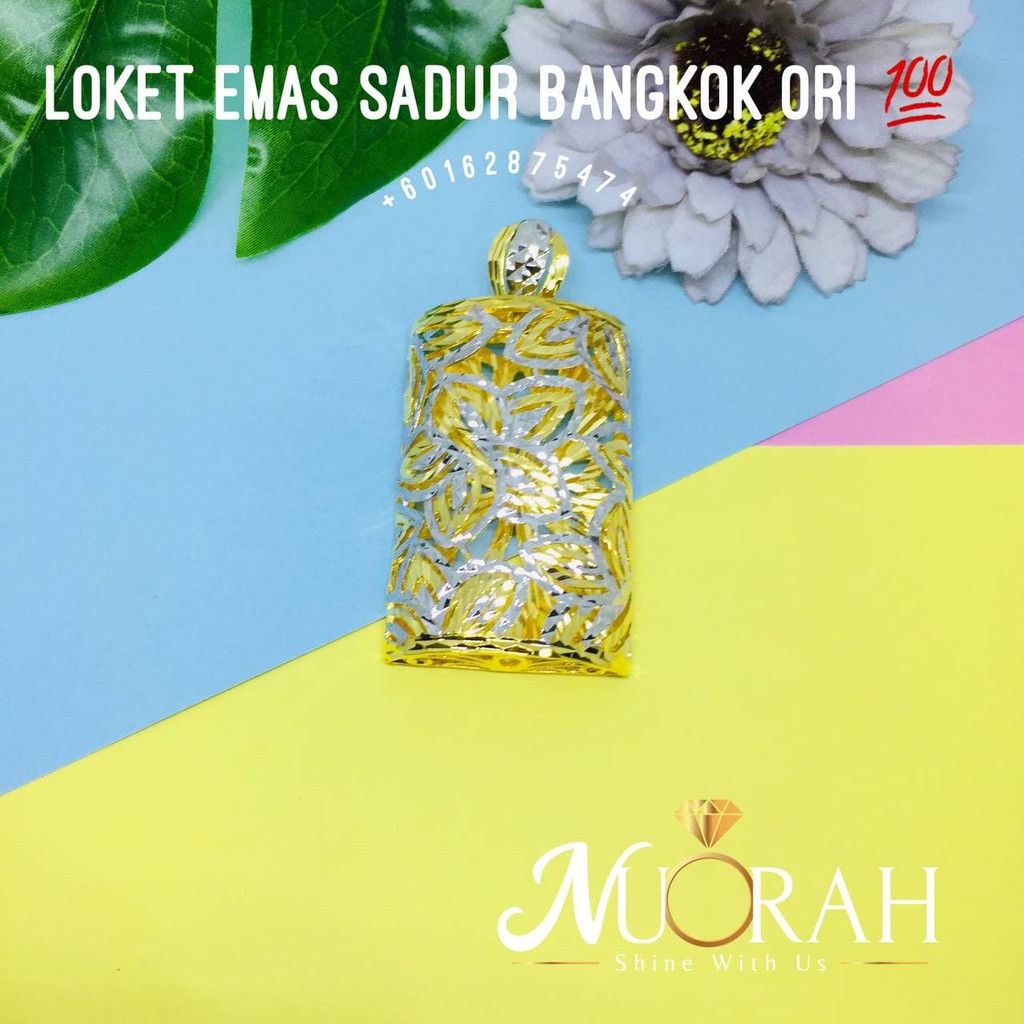 LOKET EMAS SADUR BANGKOK PADU | UKIRAN BUNGA 🌸 Terbaru & Exclusive ...