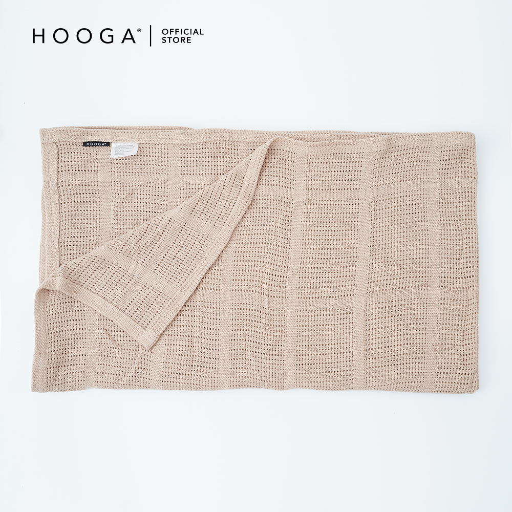 HOOGA Ellis Throw (Crystal Grey / Oyster Mushroom / Ice Flow, Plein Air ...