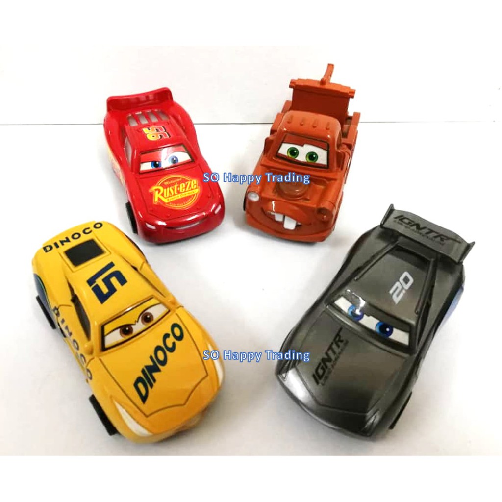 Super Racing Lightning Mcqueen Cars with Pull Back Function (4 pcs ...