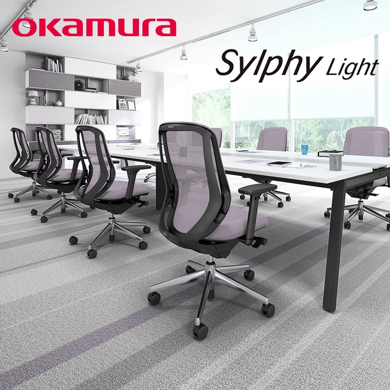 okamura Japan okamura sylphy light ergonomic chair office chair ...