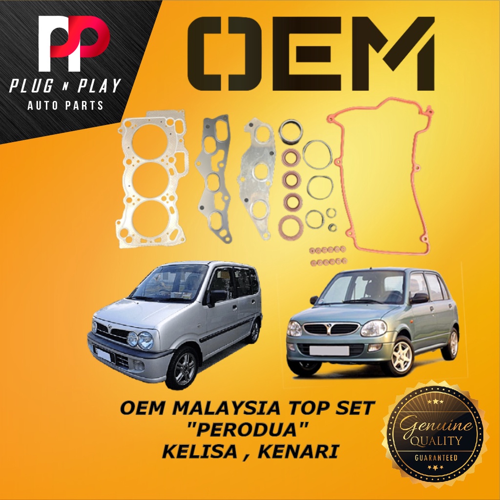 ENGINE TOP SET – PERODUA KELISA KENARI ORIGINAL QUALITY TOP SET GASKET ...