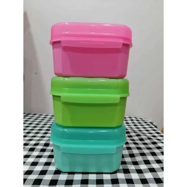 𝐋𝐮𝐜𝐤𝐲 || Ready Stock Tupperware Original MIni Signature Line 450ml ...
