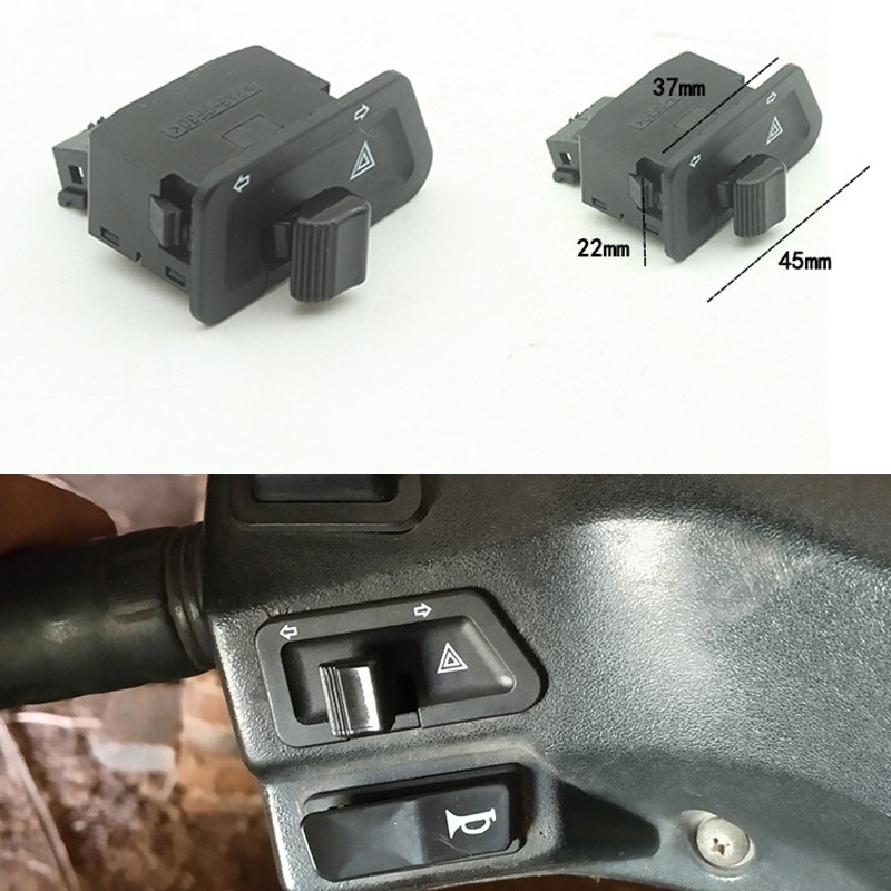 Electric Vehicle/motorcycle Hazard Switch for Honda Beat Fi V1 V2 V3 ...