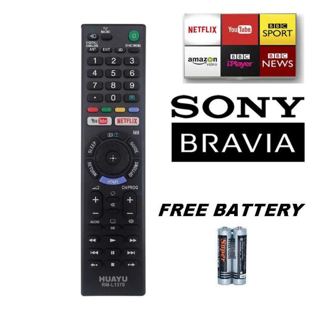 SONY LCD / LED TV REMOTE CONTROL 3D REPLACEMENT HUAYU (RM-L1185) | Shopee Malaysia
