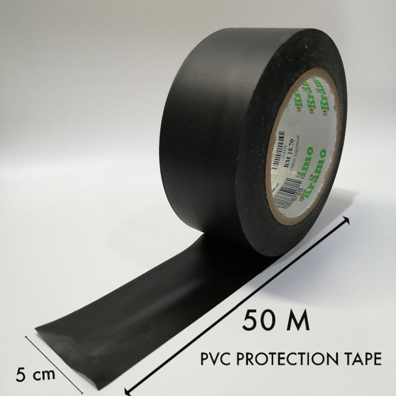 PVC PROTECTION TAPE 50mmX50m Cable Jointing Tape Hitam XL (116235 ...