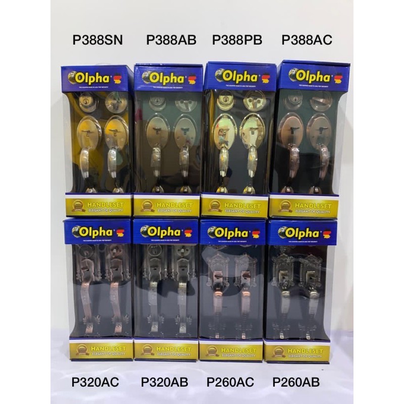 [100% ORIGINAL] OLPHA HEAVY DUTY BIG HANDLE DOOR LOCK SET / WOOD DOOR LOCK | Shopee Malaysia