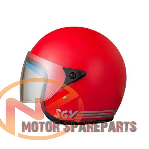 Helmet SGV Kids Visorex /Topi budak (54cm) Red, Blue, green, yellow ...