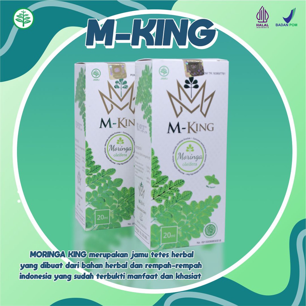 M King/MKing/M-King/Moringa King herbal Drops 100% original | Shopee Malaysia