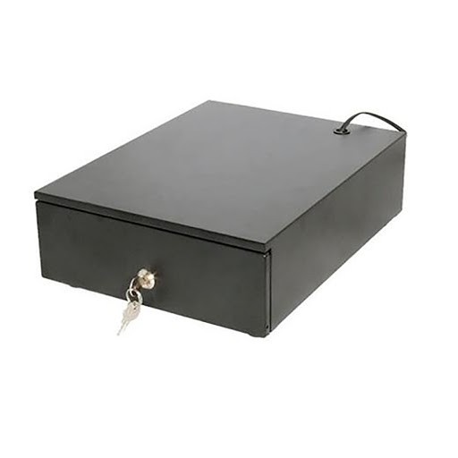 Heavy Duty 5 Segment Metal Pos Cash Drawer Cash Box Money Box Black