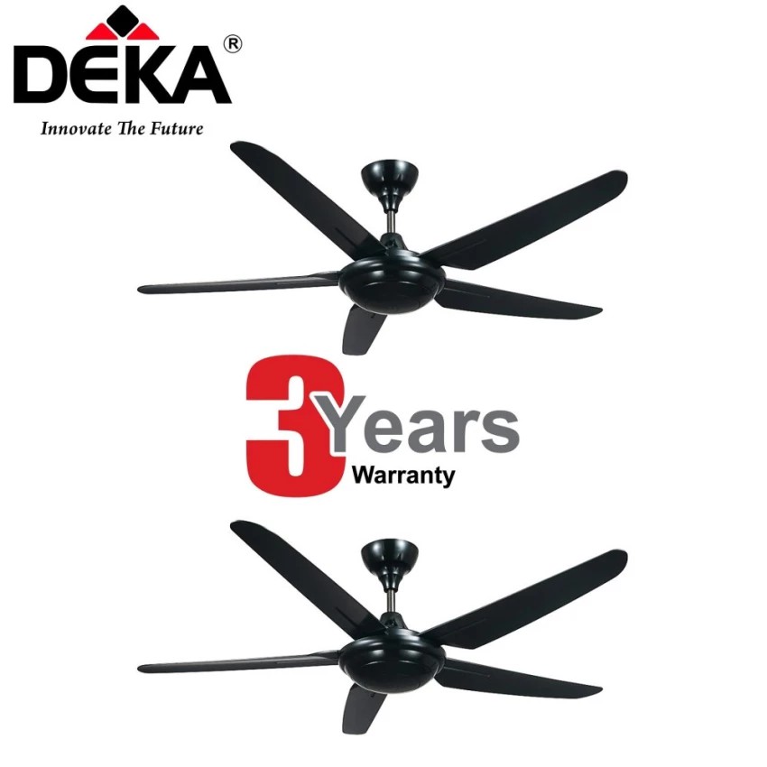 [TWIN PACK] DEKA Kronos K9/X6P/P5S/XR5 5-Blade 4 Speed/5 Speed Ceiling ...