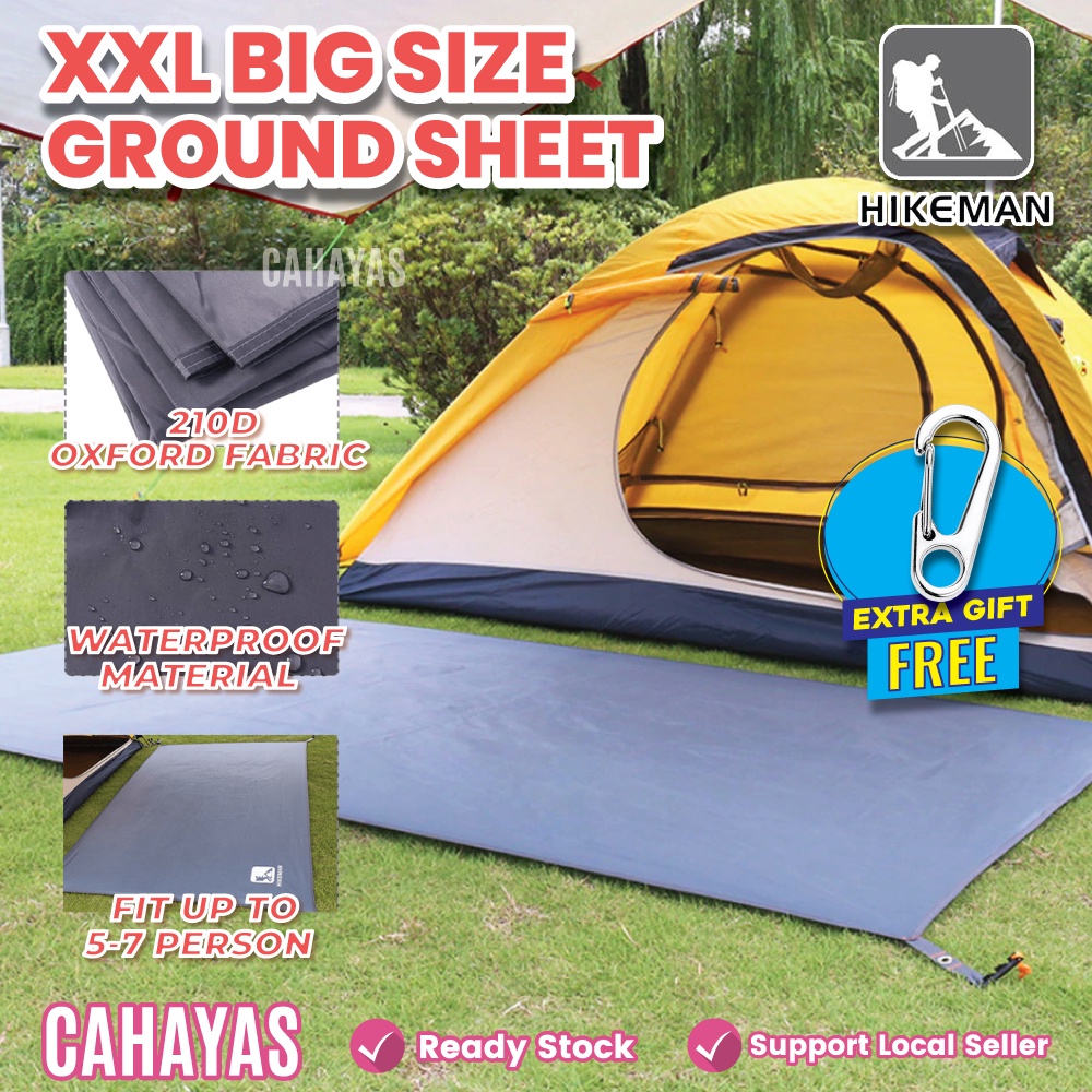 [Large Size] 4-6P Hikeman Waterproof Outdoor Camping Ground Sheet ...