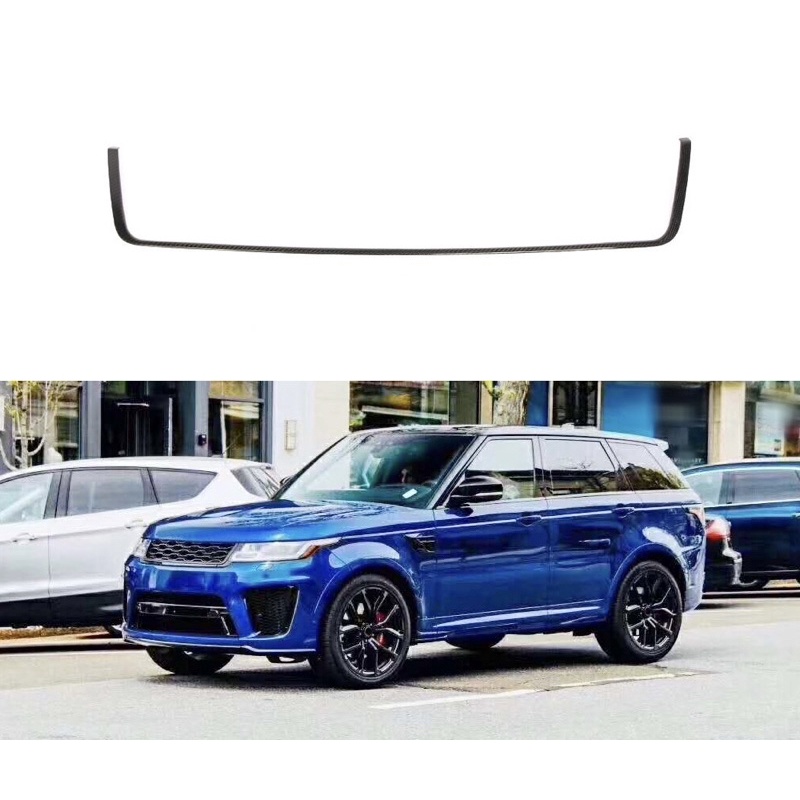 Land Range Rover sport SVR Carbon fiber front rear trunk grill garnish ...