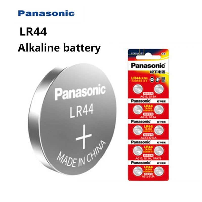 READY STOCK 2pcs Panasonic LR44 Lithium Battery Button Bateri High ...