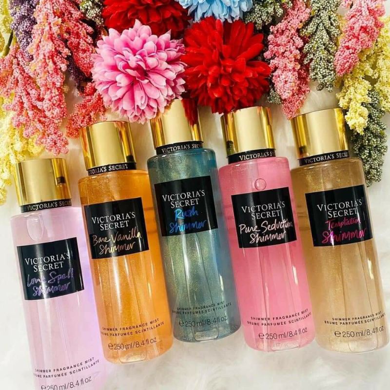 Victoria’s Secret Shimmer Fragrance Mist 250 ML | Shopee Malaysia