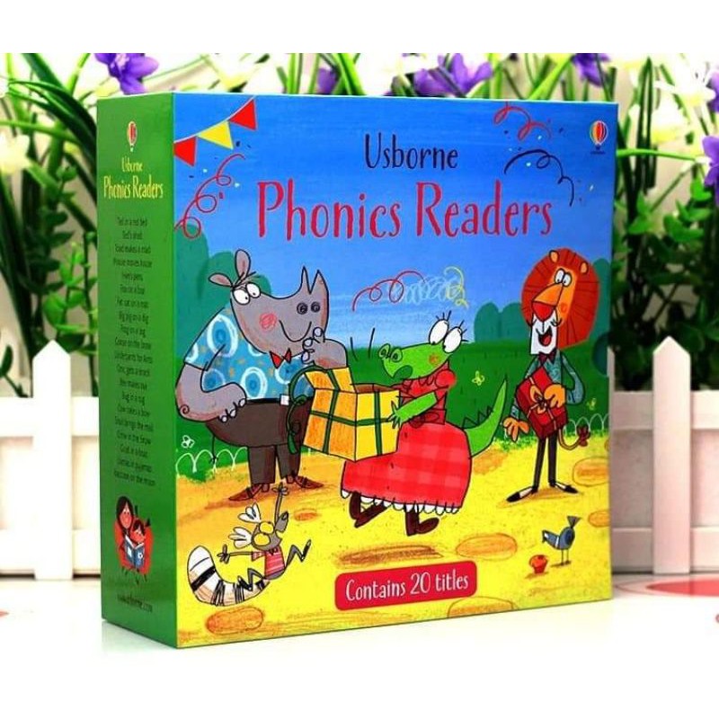 UK GENUINE USBORNE PHONICS READER BOX SET 20 BOOKS. | Shopee Malaysia