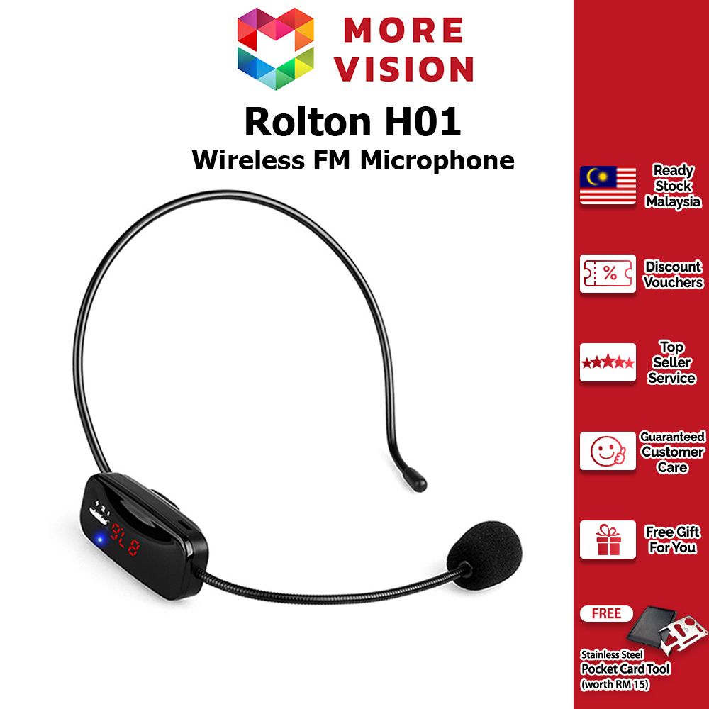 Rolton H01 Wireless FM Mic Microphone for Rolton K300 K500 K700 Voice ...