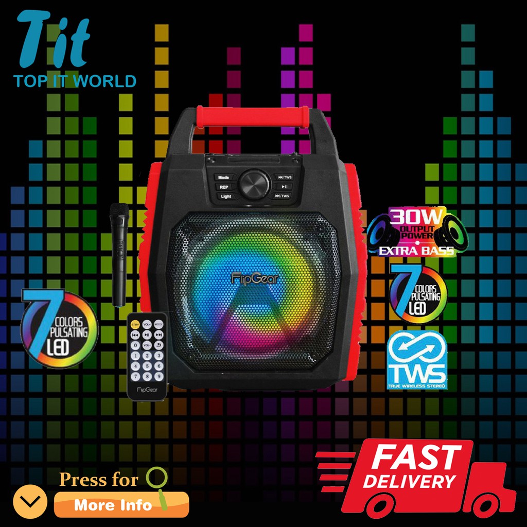 READY STOCK- VINNFIER FLIPGEAR TANGO 202 PORTABLE SPEAKER BLUETOOTH ...