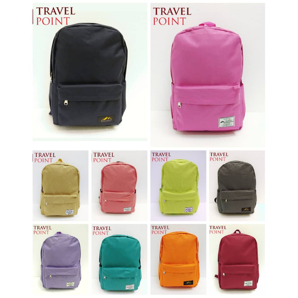 Travel Point Ready Stock Backpack Beg Casual Bag School Bag Beg Sekolah ...