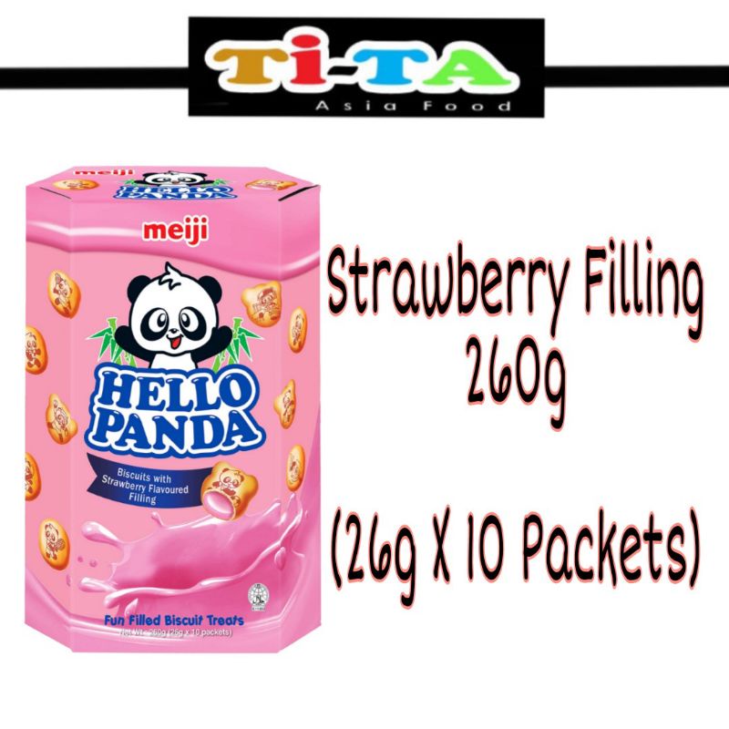 Tita Meiji Hello Panda Biscuit Filling (26g X 10 Packets) | Shopee Malaysia