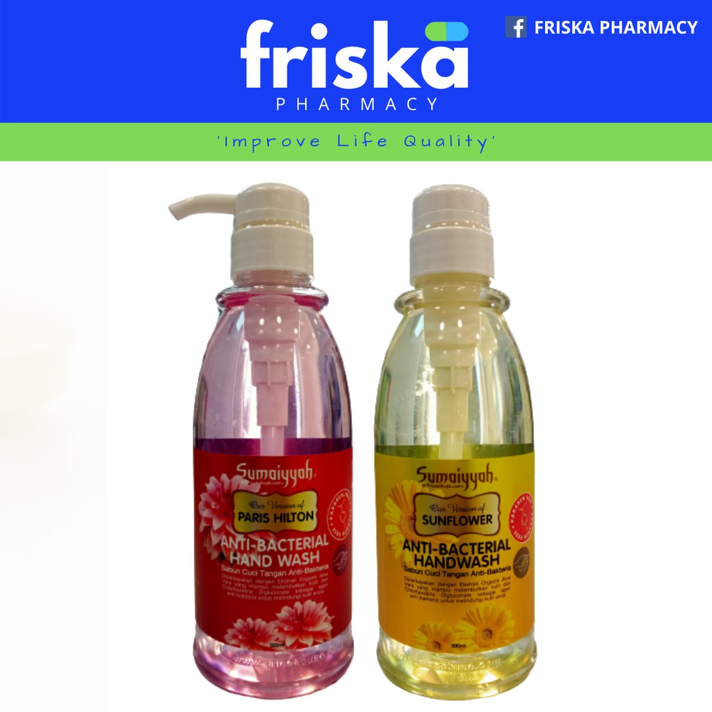 Sumaiyyah Anti-Bacterial Handwash 500ml (Paris Hilton/Sunflower ...
