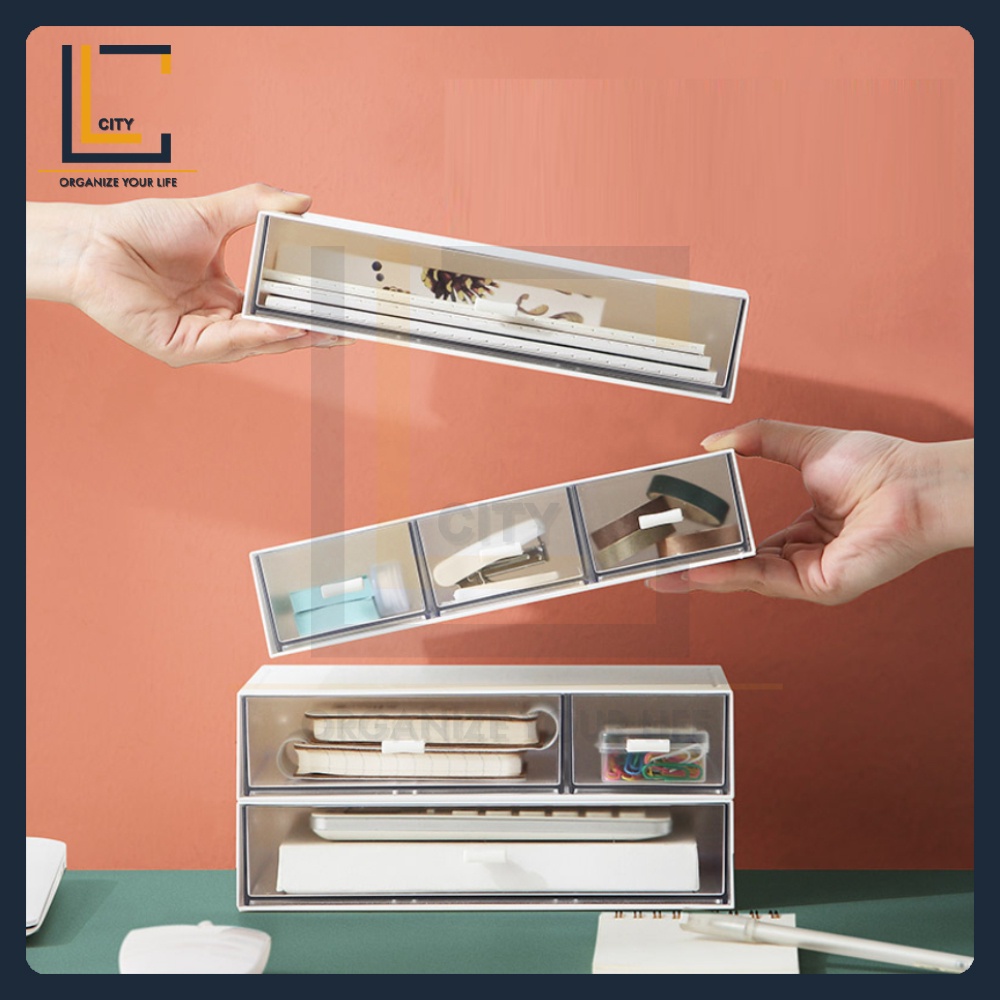 Ins Muji Makeup Storage Organizer Box Cosmetic Jewelry Skincare ...