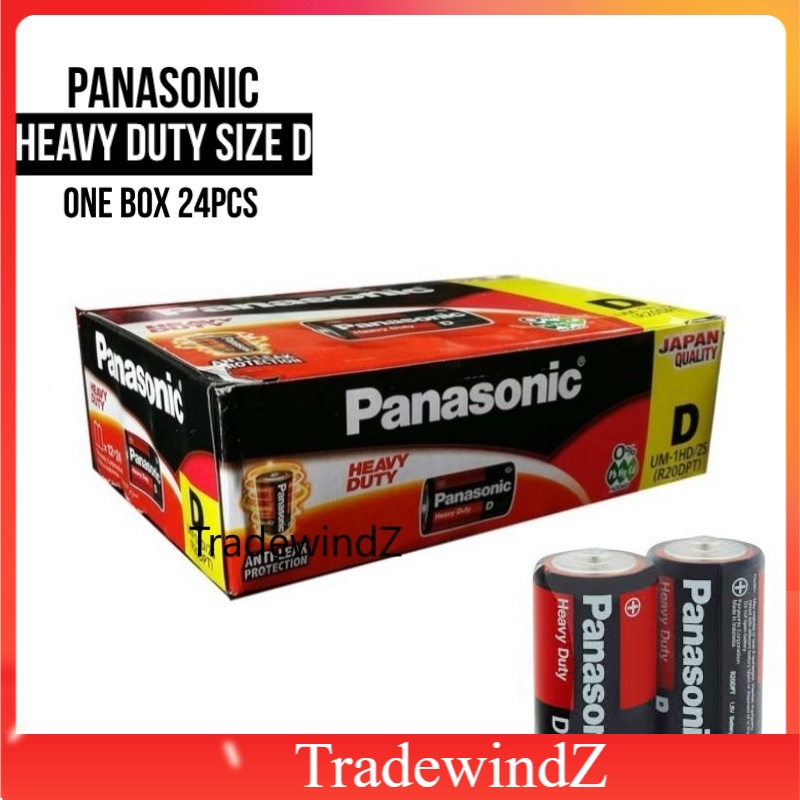 🔥 Panasonic Size D Heavy Duty Bateri Saiz D Battery Batteries 1.5V 1PCS Panasonic D Panasonic ...