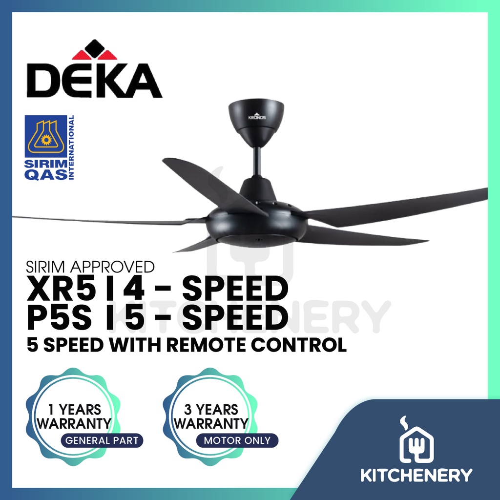 KNY_ SIRIM DEKA Fan XR5 P5S F5P F5X Ceiling 56" AC Motor Remote Control ...