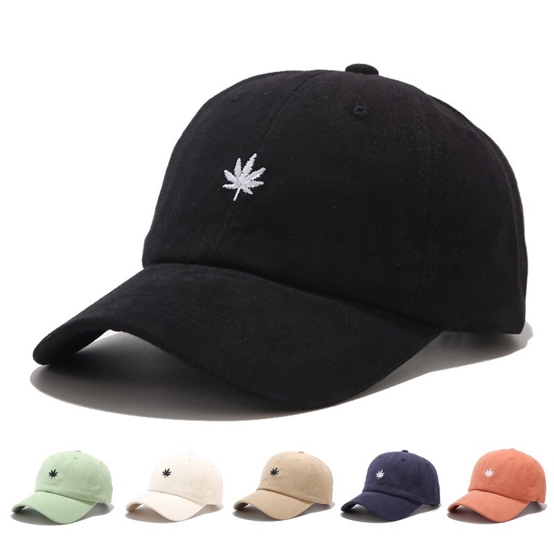 Stok Sedia Ada Cap Japanese Maple Leaf Logo Cap Outdoor OOTD Viral Cap ...