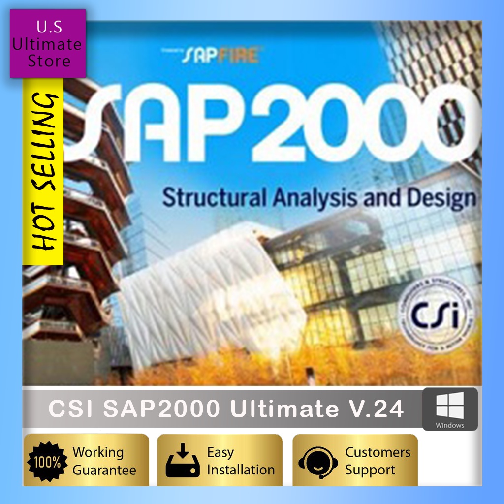 CSI SAP2000 Ultimate V24 with Installation Tutorial | Shopee Malaysia