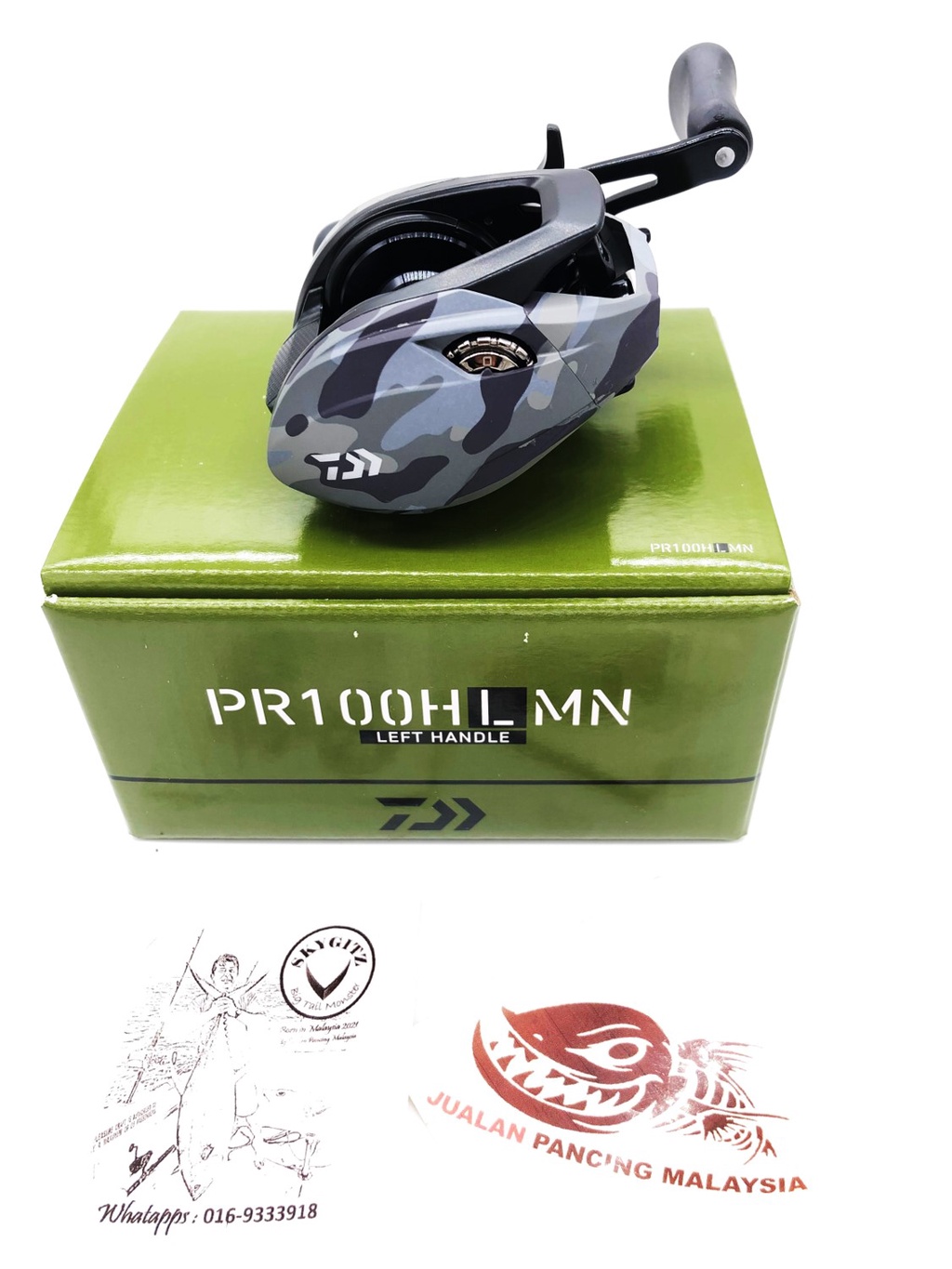 DAIWA 2022 PR PR100H PR100HL Camo Left BC Baitcasting Fishing CASTING ...