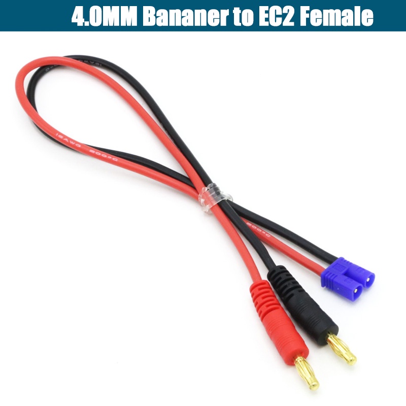 Imax B6 Charge Line 4.0mm Banana Plug to T Plug EC3 EC5 XT30 XT60 XT90 MPX TRX AS150 With ...