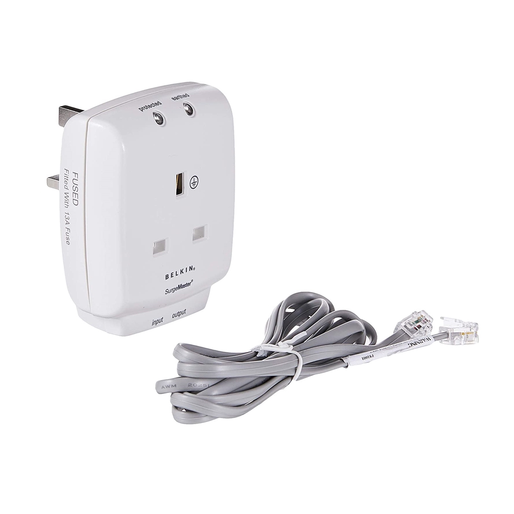 BELKIN F9H110VSACW SINGLE MASTER PLUG CUBE THUNDER EXTENSION SOCKET ...