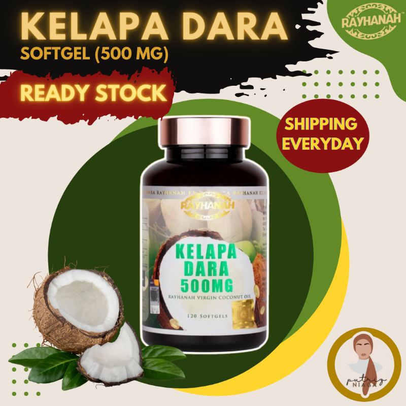 Rayhanah Kelapa Dara 120 Softgels (Virgin Coconut Oil) | Shopee Malaysia