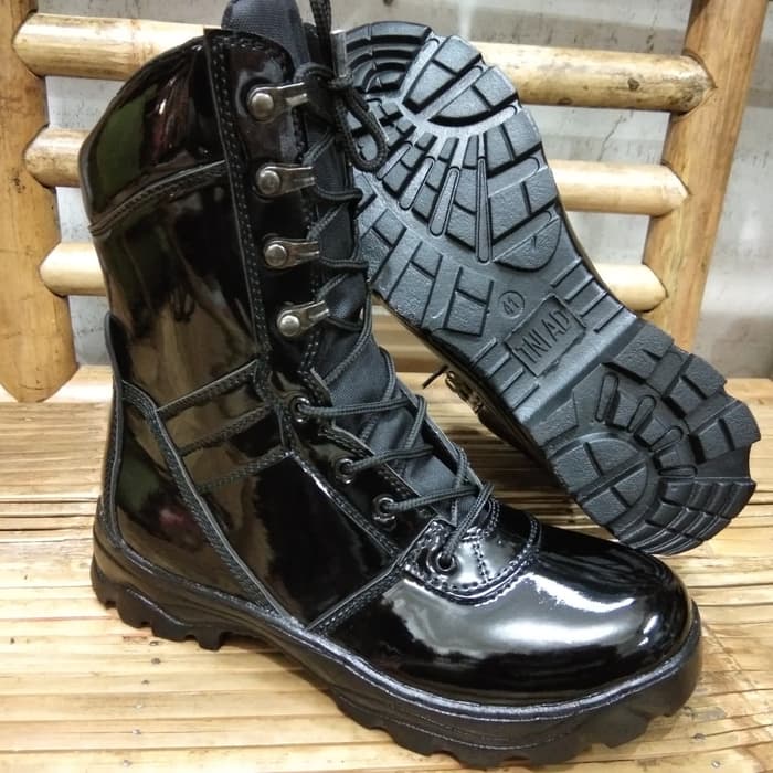 Zimzam Shoes PDL Police SOL NINJA Synthetic Leather FULL Shink BOOTS SAFETY Offety Official ...